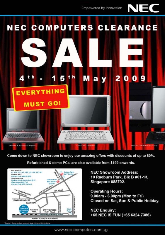 NEC Computers Clearance Sale | Great Deals Singapore
