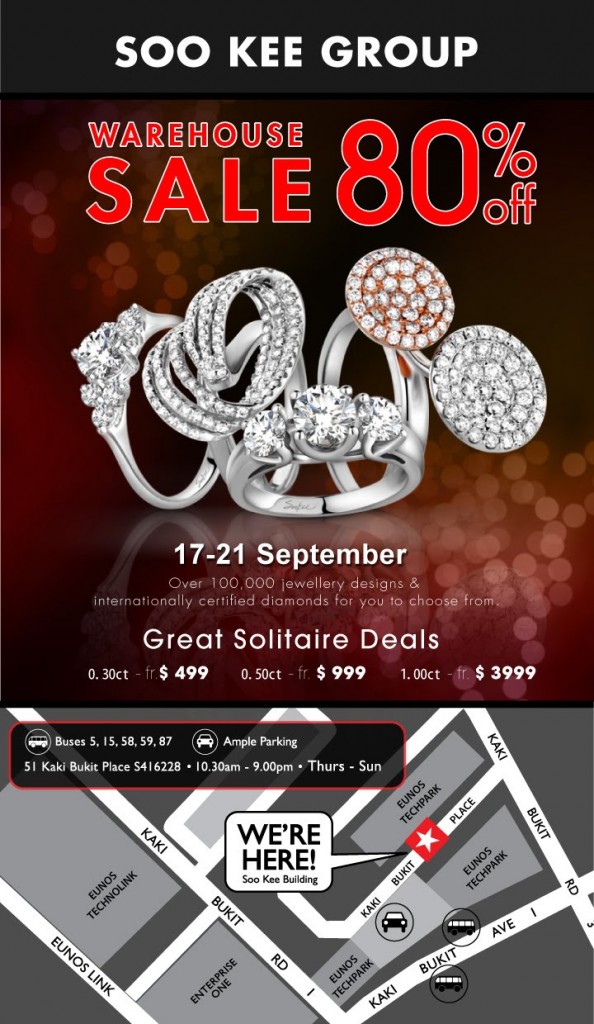 Soo Kee Diamond Warehouse Sale Round 2 | Great Deals Singapore