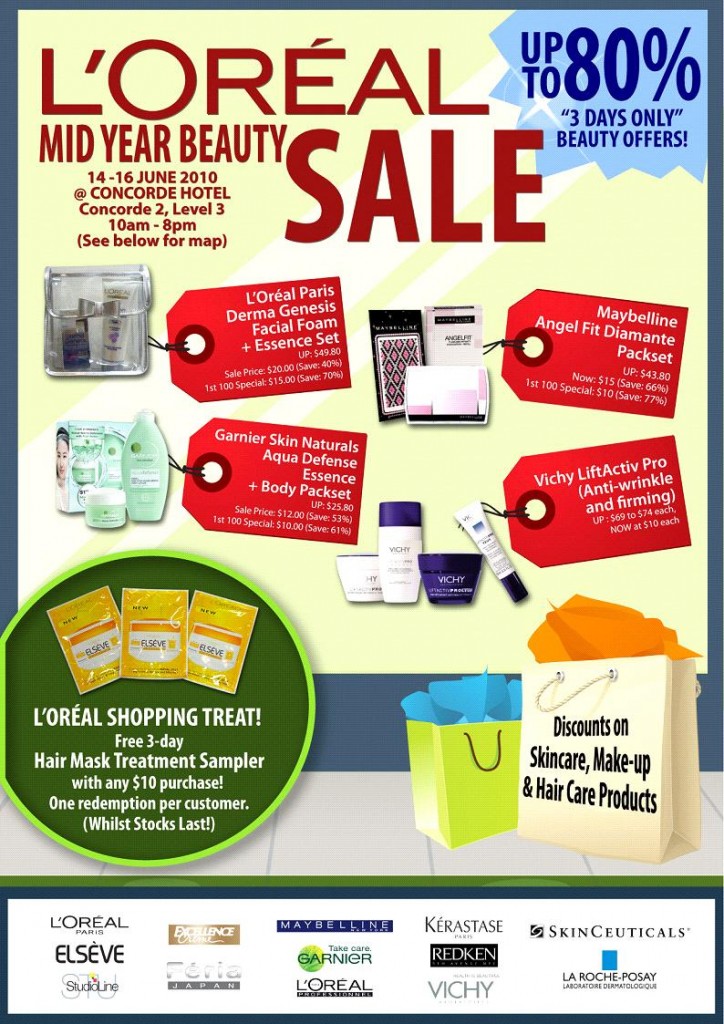 L'oreal Mid-Year Beauty Sale | Great Deals Singapore