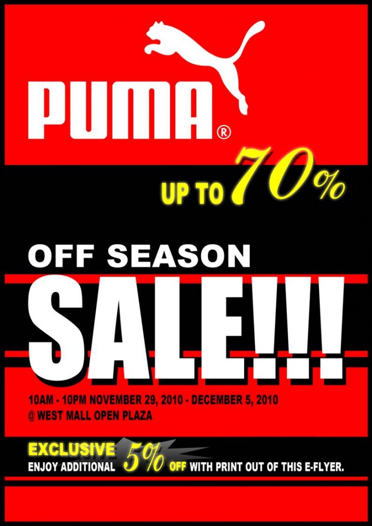 PUMA End-of-Season Sale | Great Deals Singapore