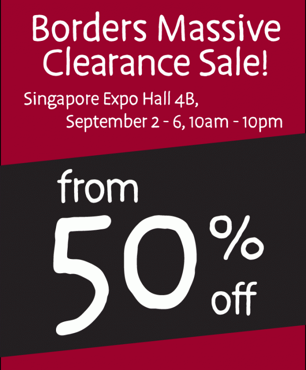 Borders Massive Clearance Sale, Starting from 50% Off | Great Deals ...