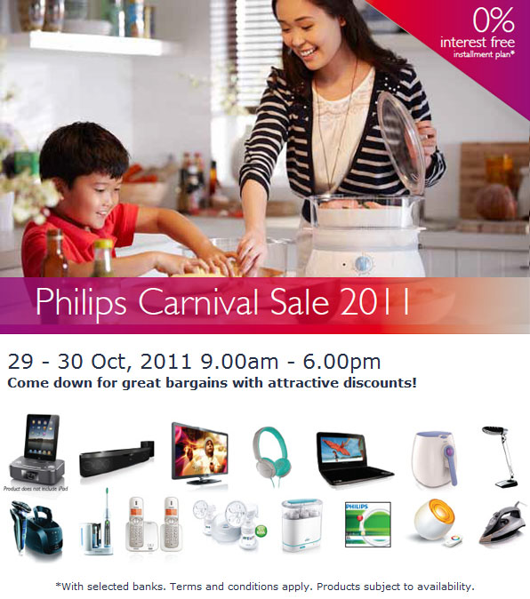 Philips Carnival Sale 2011 Round Two | Great Deals Singapore