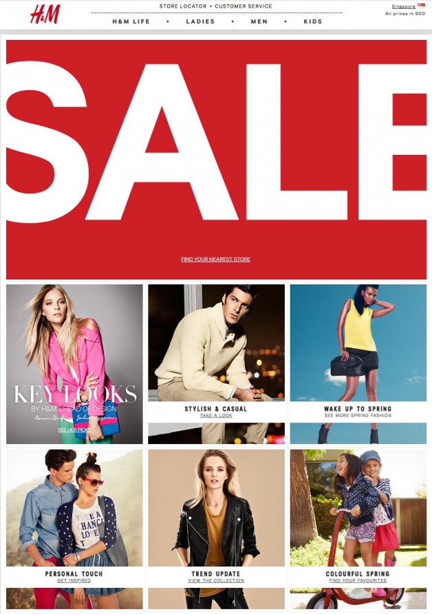 H&M Singapore Sale | Great Deals Singapore