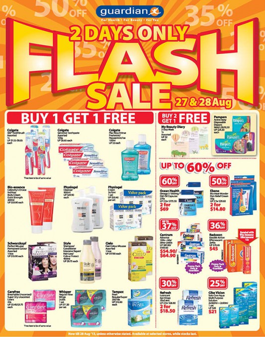 Guardian 2-Day Flash Sale, BOGO Deals & Discounts Off Items | Great ...