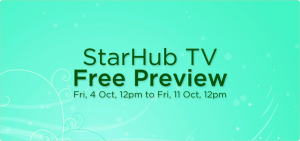 Starhub TV Free Preview On Over 170 Channels October 4-11th 2013 ...