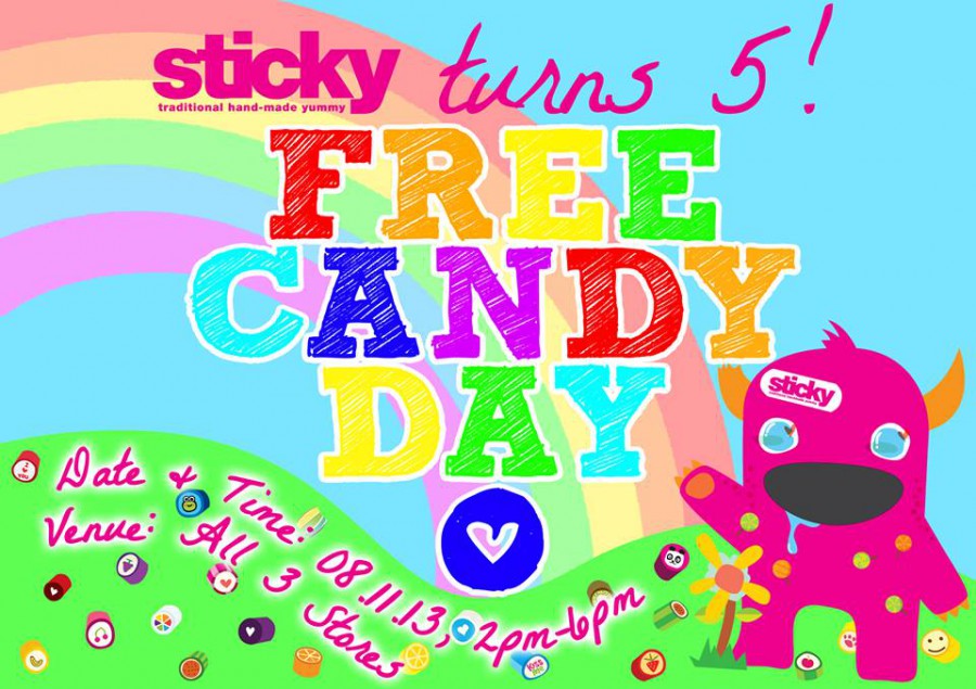 Sticky Singapore Free Candy Day 2013: Bring Your Biggest Bucket For A ...