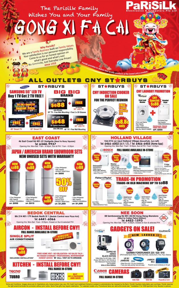 Parisilk Chinese New Year 2014 Star Buys On Electronics & Household ...
