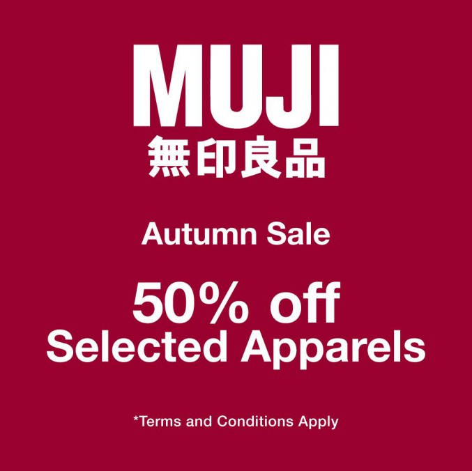 Muji Autumn Sale January 2014 Further Markdown 50% Off On Selected ...