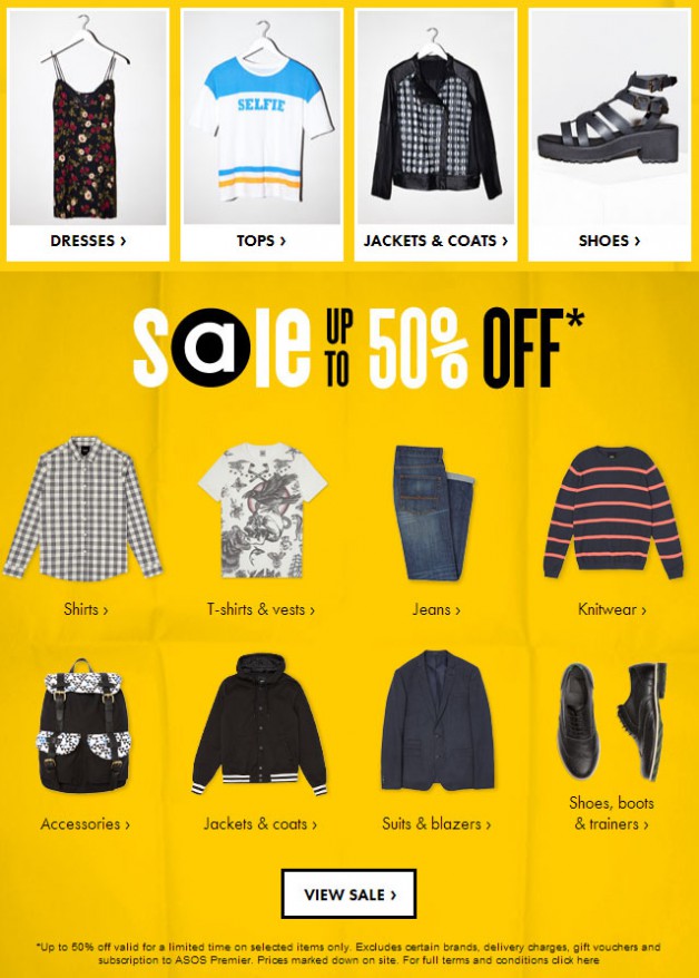 ASOS Big Sale Now On Up To 50% Off On Clothing, Shoes & Accessories ...