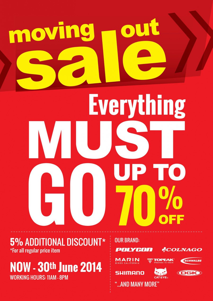 Rodalink Store @ Upper Thomson Moving Out Sale | Great Deals Singapore