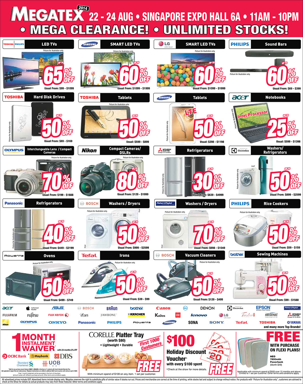 Find Bargains From Over 100 Popular Brands @ Courts Megatex This ...