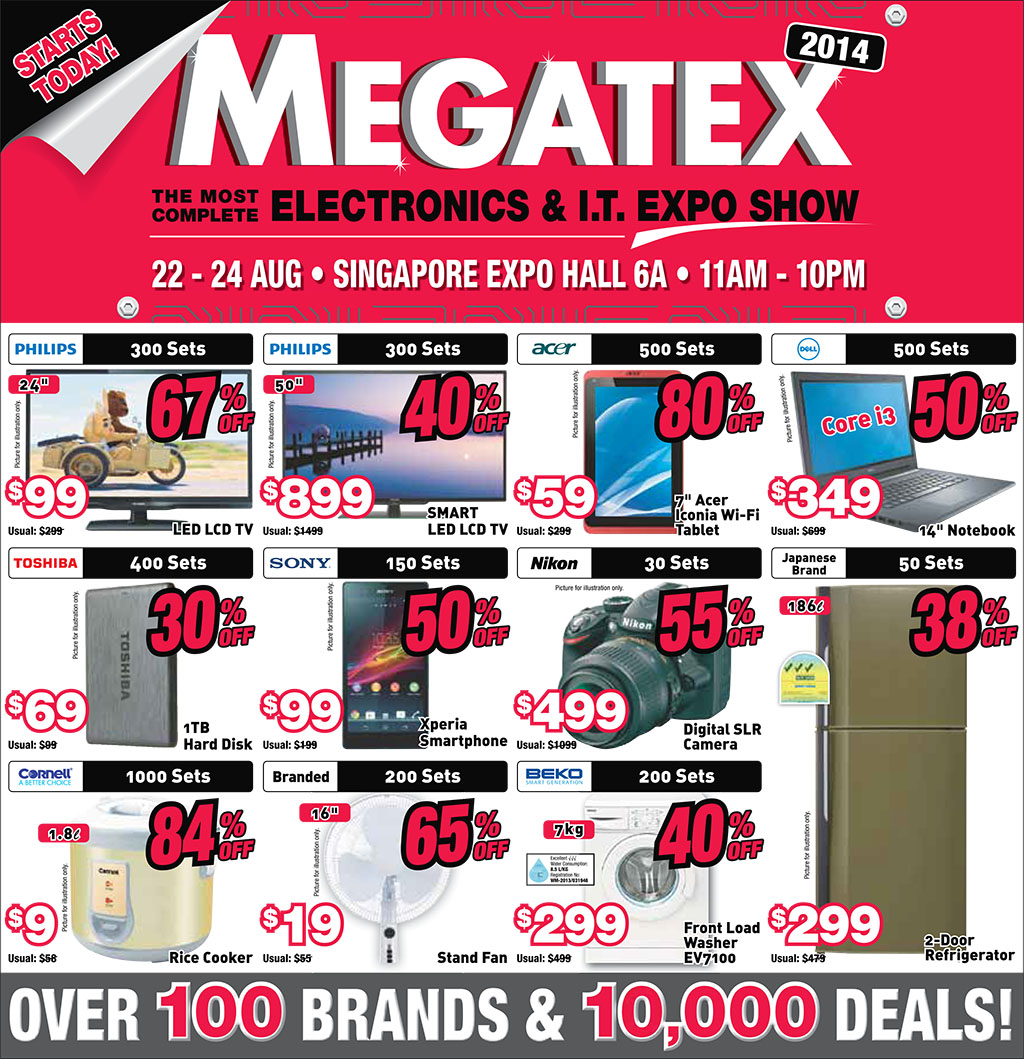 Find Bargains From Over 100 Popular Brands @ Courts Megatex This ...