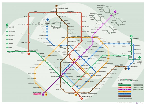 LTA Unveils Thomson-East Coast MRT Line & This Is How The New Network ...