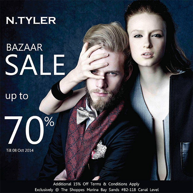 N.TYLER Bazaar Sale up to 70% off at The Shoppes Marina Bay Sands ...