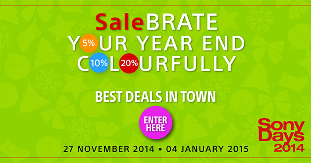 Sony Days offers up to 20% discounts and free gifts on selected ...