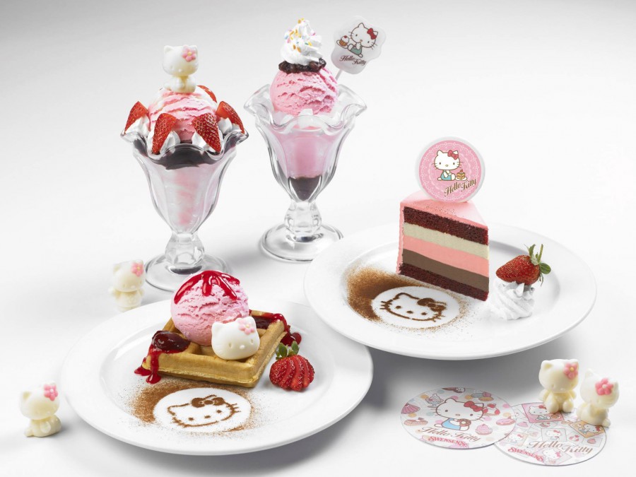 Swensen's Hello Kitty Sundaes and Cakes are here and they are ...