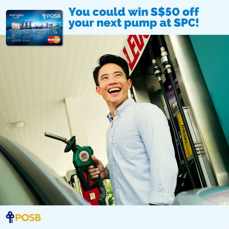 POSB Everyday Card lets you win $50 off your next pump at SPC if your ...