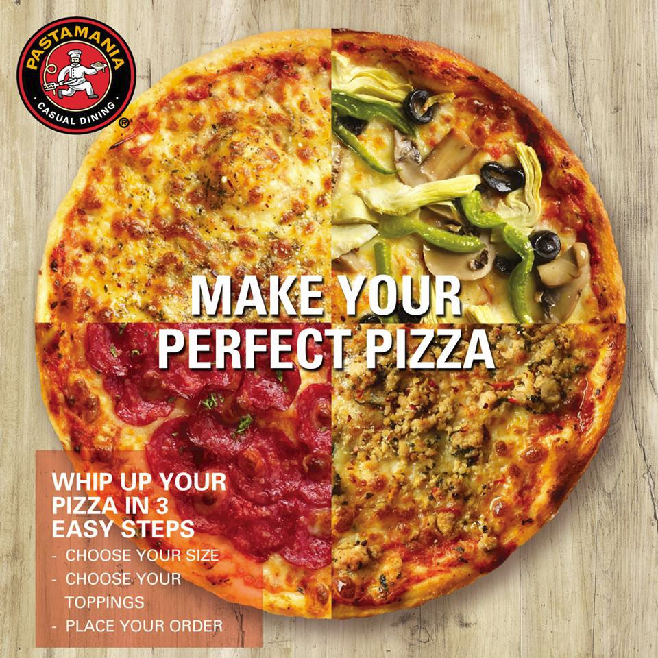 Pastamania lets you customize your own perfect pizza in 3 steps | Great ...