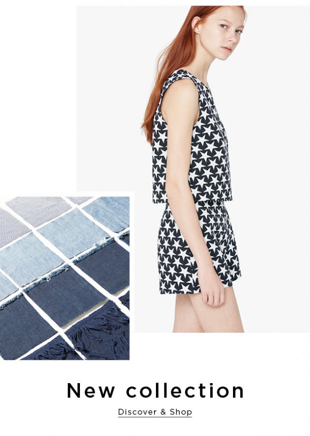 MANGO new Denim-based Collection in shades of blue now available ...