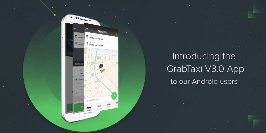 GrabTaxi complete makeover its app but only for Android at the moment ...