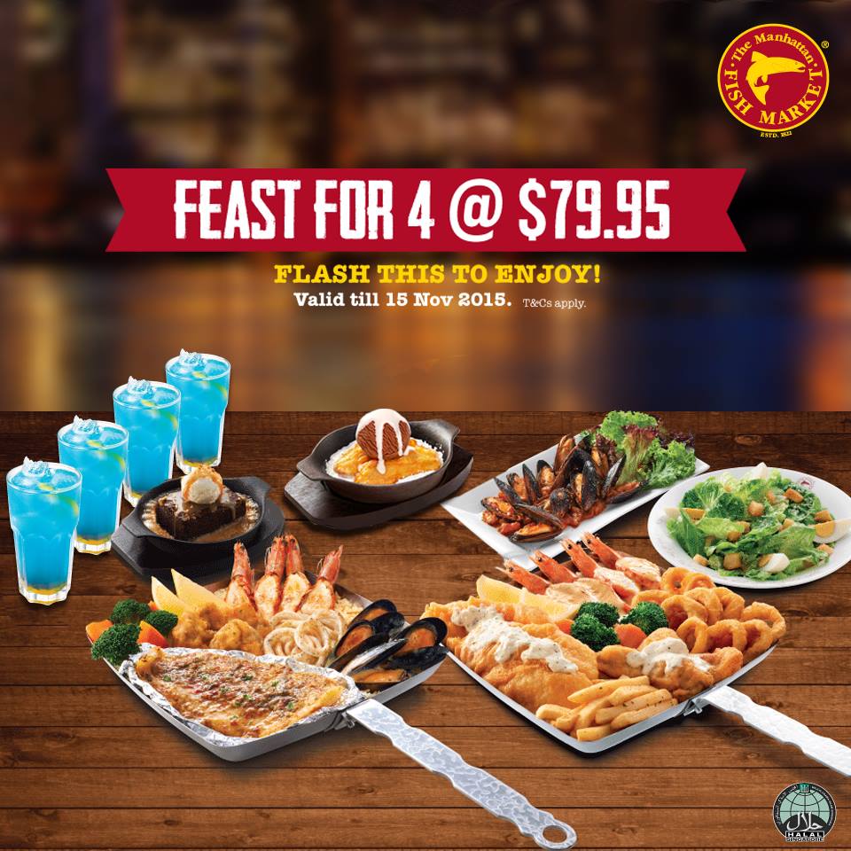Flash these Manhattan Fish Market Flamed Platter Coupons to enjoy ...