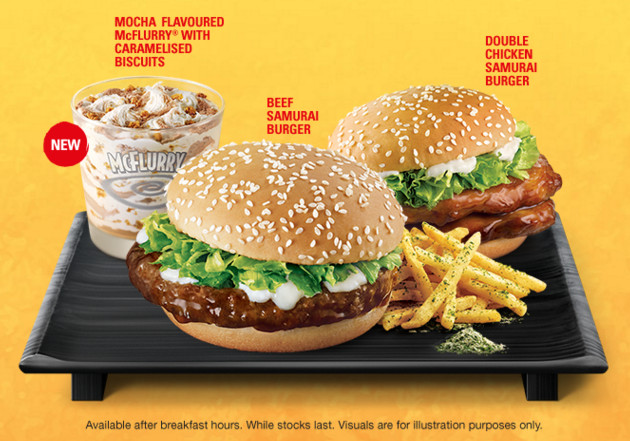 McDonald's Samurai Burger returns with some clever advertising | Great ...