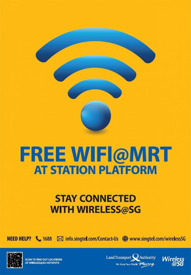 Free Wi-Fi from Wireless@SG now available at 33 MRT stations | Great ...