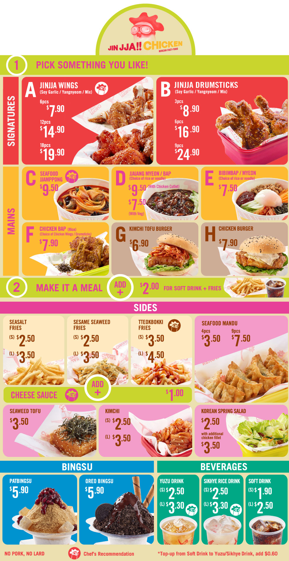 Singles get free bowl of Jiajiangmyeon in Jinjja Chicken Black Week ...