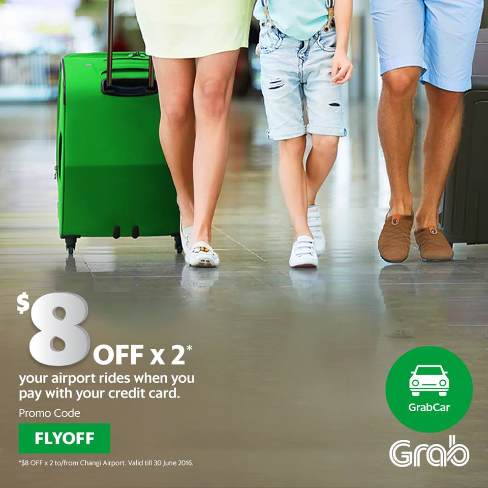 Enjoy 2 x $8 Off your Airport Rides with GrabCar this June | Great ...