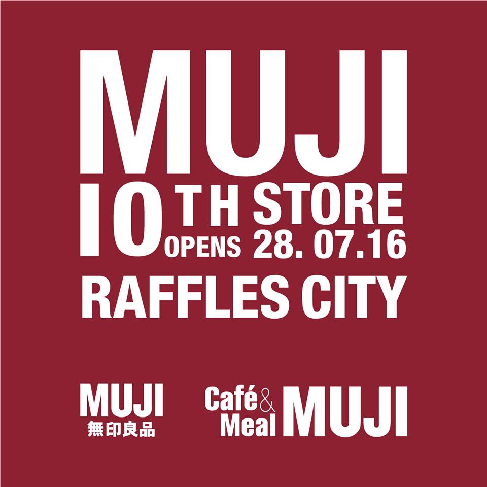 MUJI Singapore opens new store & cafe in Raffles City | Great Deals ...