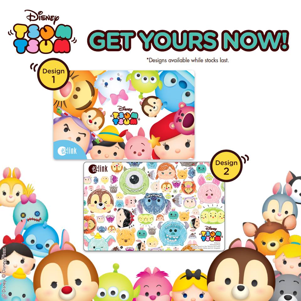 Disney Tsum Tsum x EZ-Link Collectible Cards have arrived | Great Deals ...