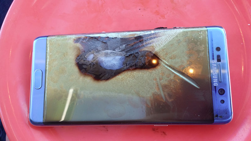 Five Samsung Note 7 replacement units reportedly burnt in the USA ...