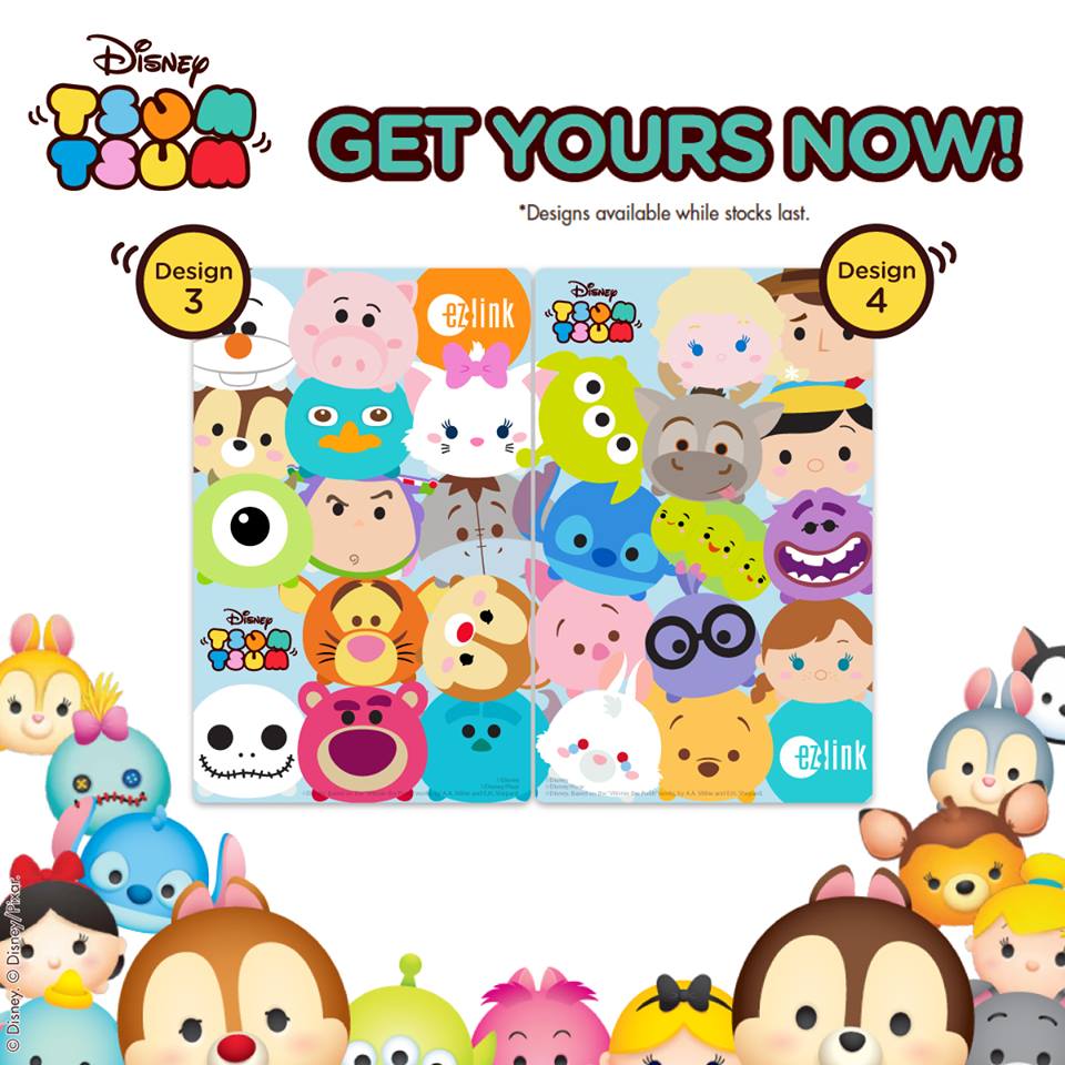 EZ-Link launches yet another adorable set of Disney Tsum Tsum cards ...