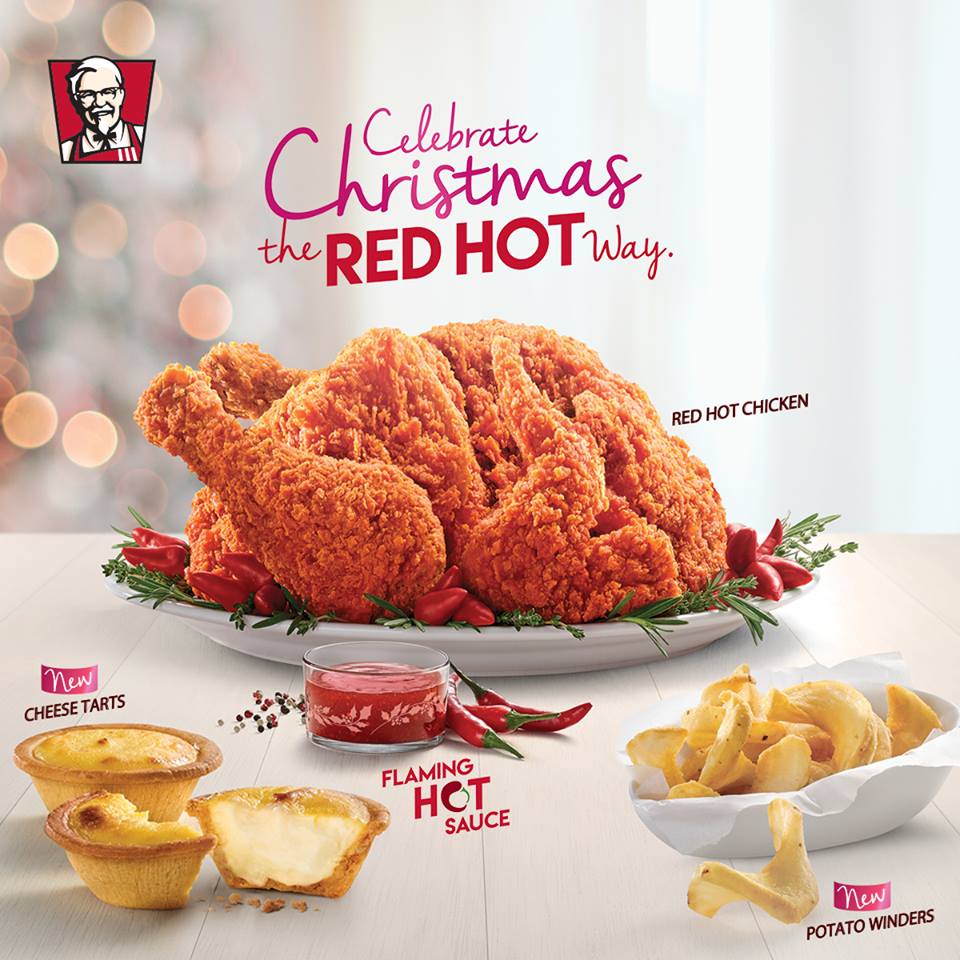 KFC Red Hot Chicken + Flaming Hot Sauce returns with new Cheese Tarts ...