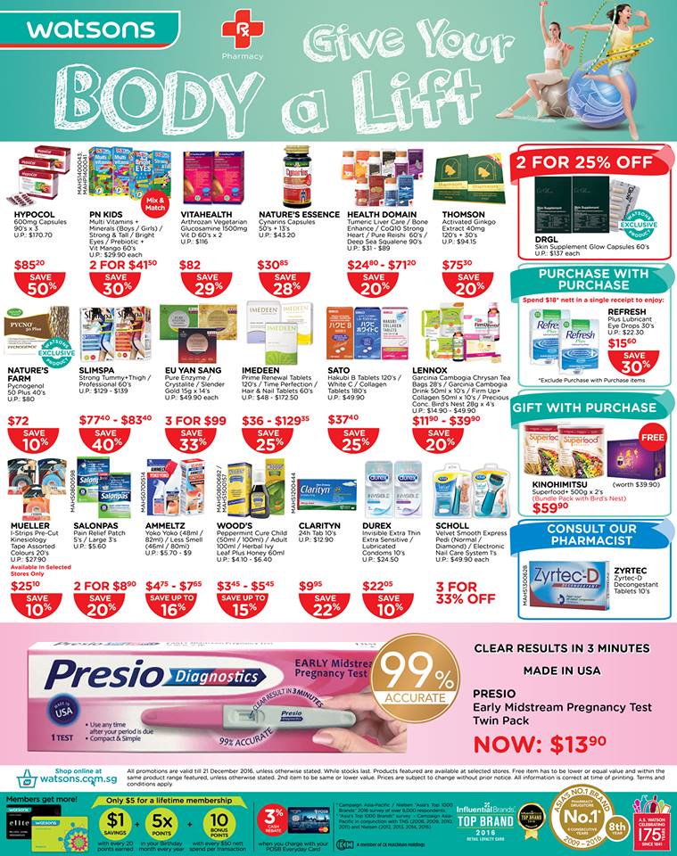 Watsons Buy 1 Get 1 Free + discounts up to 50% storewide ends on ...