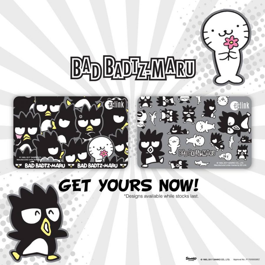 Sanrio fans! EZ-Link just launched this cute pair of Bad Badtz-Maru ...