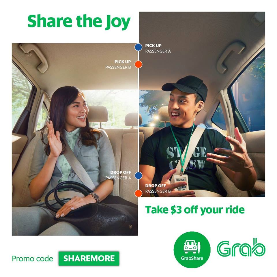 Grab celebrates 2 million shared rides with $3 Off GrabShare Promo Code ...