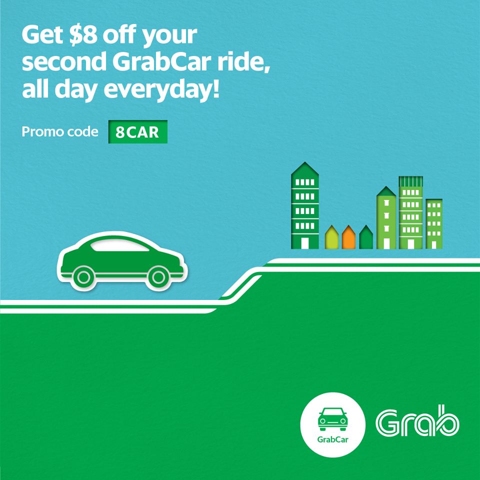 This promo code lets you take $8 off your second GrabCar ride everyday ...