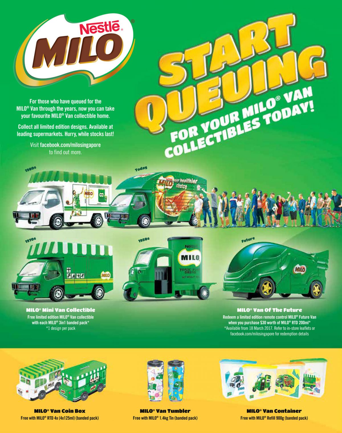 Fans can now find these MILO Van Collectibles at all major supermarkets ...