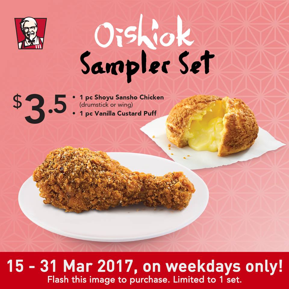 KFC introduces new Shoyu Sansho Chicken, Vanilla Custard Puff & Cheese ...