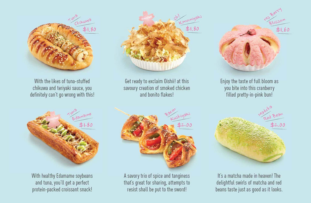 BreadTalk welcomes the Sakura season with new Japanese-inspired buns ...