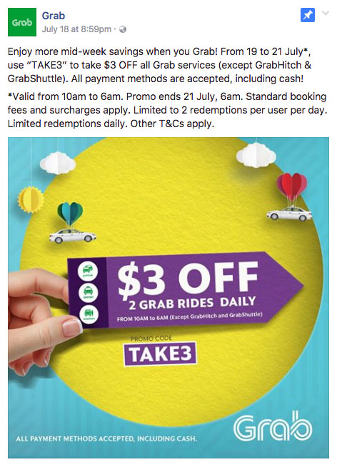 The latest promo codes from Uber, Grab & ComfortDelGro you can use this ...