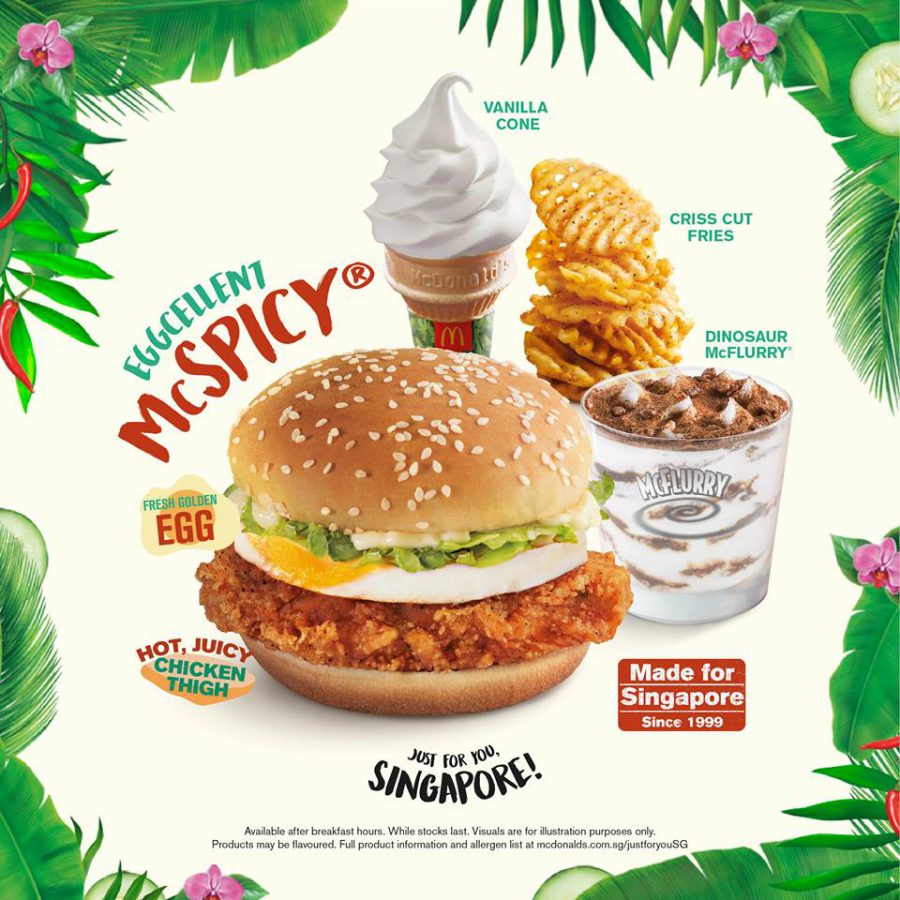 McDonald's introduces new Eggcellent McSpicy Burger because the Nasi ...