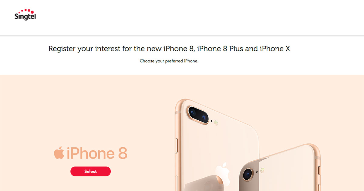 Singtel first to open interest registration for new Apple iPhone X, 8 ...