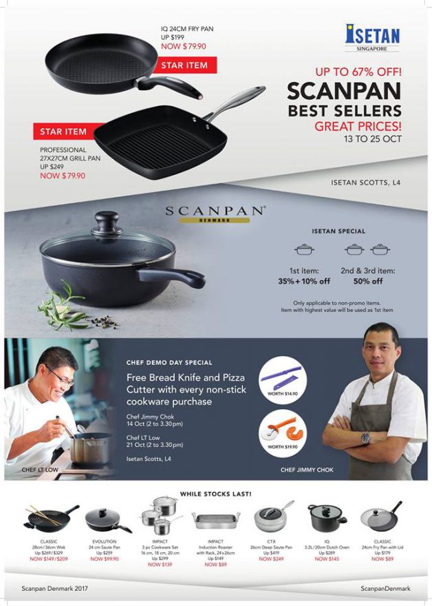 SCANPAN Kitchen Fair at Isetan Scotts - Quality non-stick cookware from ...