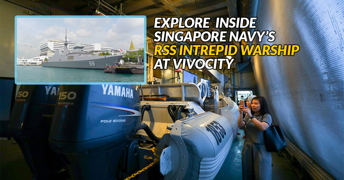 Last chance to tour the inside of Singapore Navy's RSS Intrepid Warship ...
