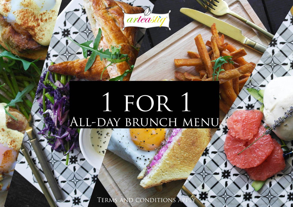 Arteastiq is now offering 1-for-1 on weekday brunch menu for a limited ...