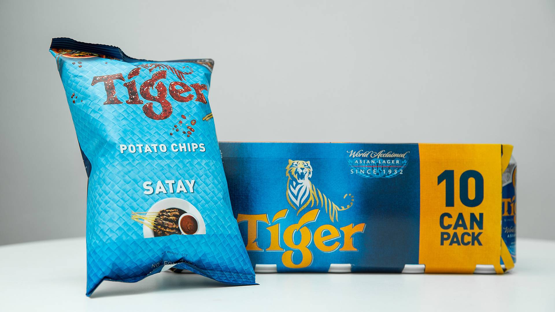 Tiger Beer to introduce their first ever 'Satay' flavoured Potato Chips ...