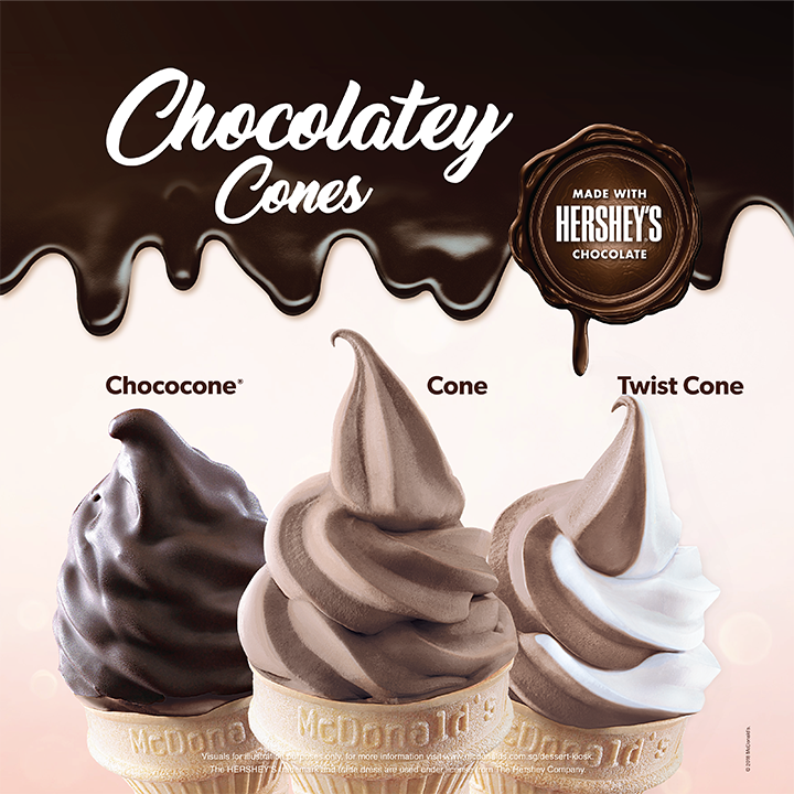 Hershey's Chocolatey Cones, Hot Fudge Sundae & McFlurry are coming to ...