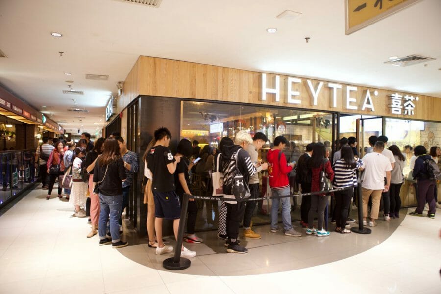China's original Cheese Tea inventor HeyTea (喜茶) finally opens in ION ...